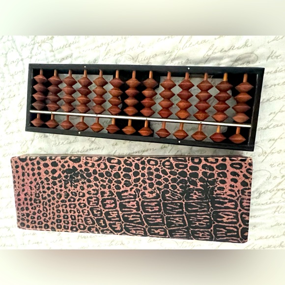JAPANESE SUN | Other | Vtg Japanese Sun Wood Abacus Soroban 3 Columns ...